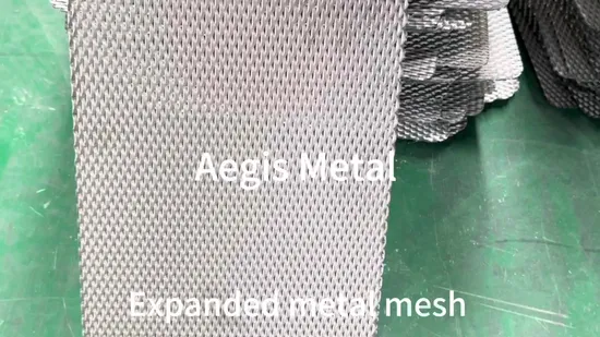 Pure Titanium Expanded Metal Mesh Anode | Baoding ICCP Titanium Anode Group